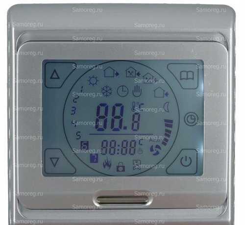 Терморегулятор HeatUp E91.716 серебристый