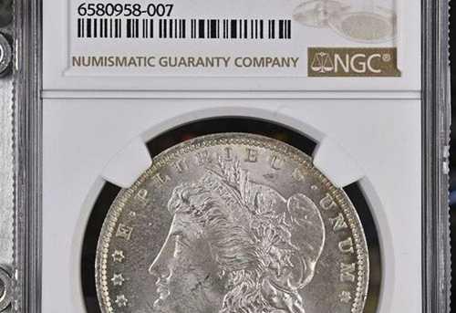 Морган 1884 O, ms63, слаб NGC