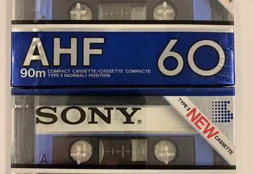 Аудиокассеты Sony AHF 60. япония и европа