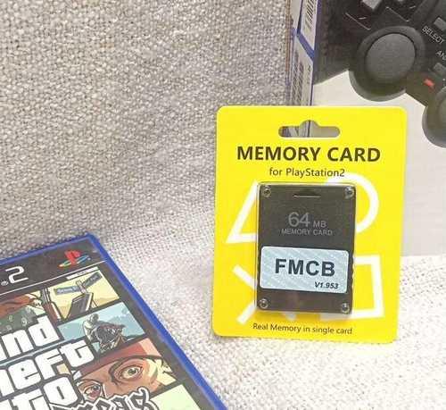 Карта сохранения memory card ps2 Free Mc Boot
