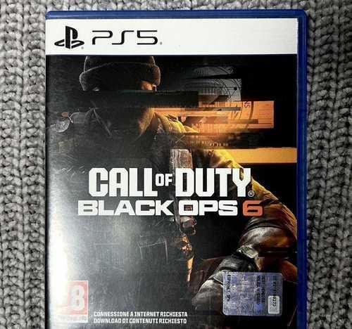 Call of duty black ops 6 ps5 диск