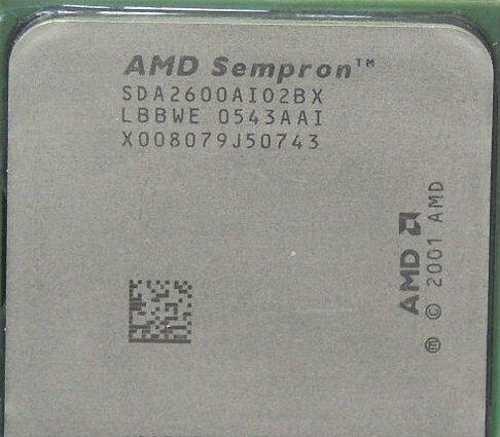 Процессор AMD Sempron 2600+ (S-754 512K/800MHz)