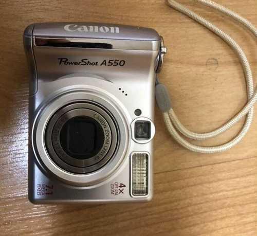 Компактный фотоаппарат Canon a550
