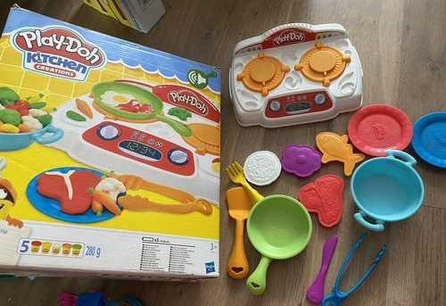 Игровой набор play doh кухонная плита