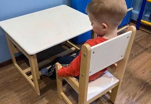 Стол и стул детский растущий