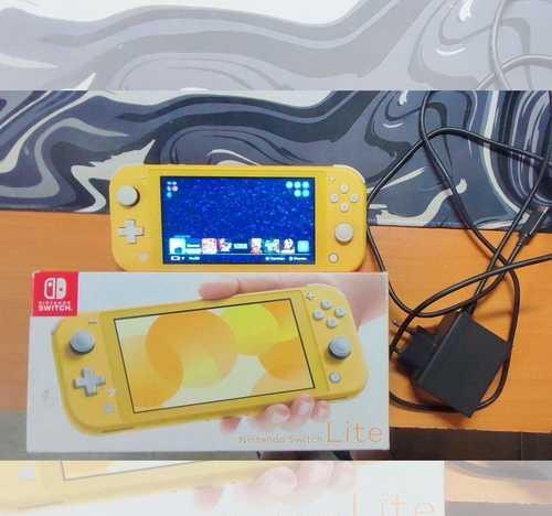 Nintendo switch lite прошитая 128гб