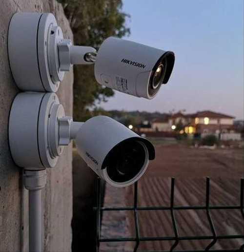 Видеонаблюдение с установкой на 4 камеры для дома