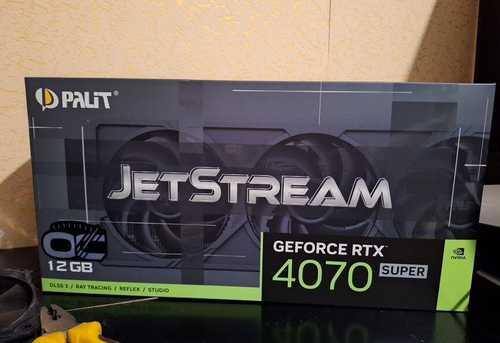 Видеокарта rtx 4070 ti super palit jetstream oc