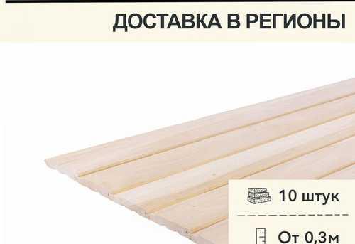 Вагонка из липы для сауны