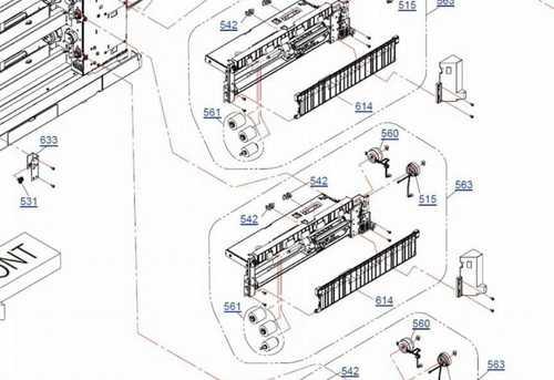 Узел подачи Epson WF-C17590D4TWF / WF-C20590 D4TWF
