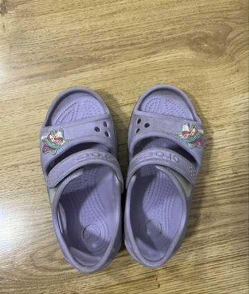 Сандалии crocs c9 для девочки