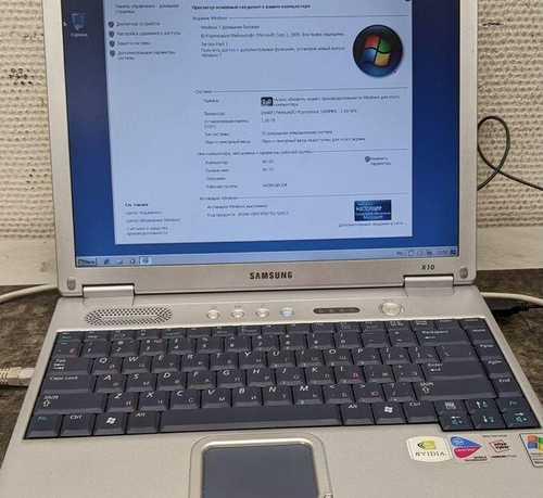Ретро ноутбук Samsung X10 (notebook Sams 14')