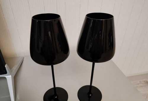 Бокалы для вина под Bork в цвете Pure Black