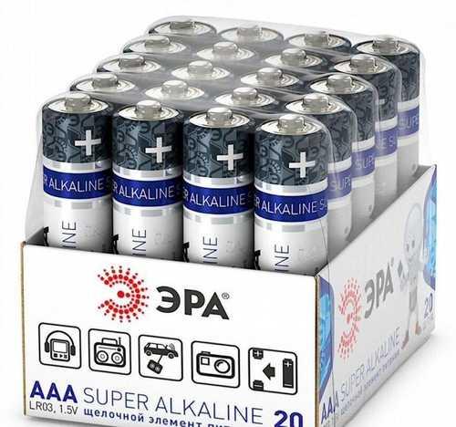 Батарейка алкалиновая ааа Эра Super Alkaline LR03