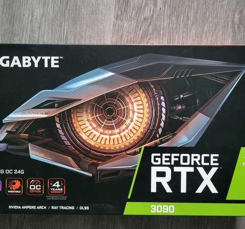 Видеокарта Gigabyte Geforce RTX 3090 Gaming OC 24G