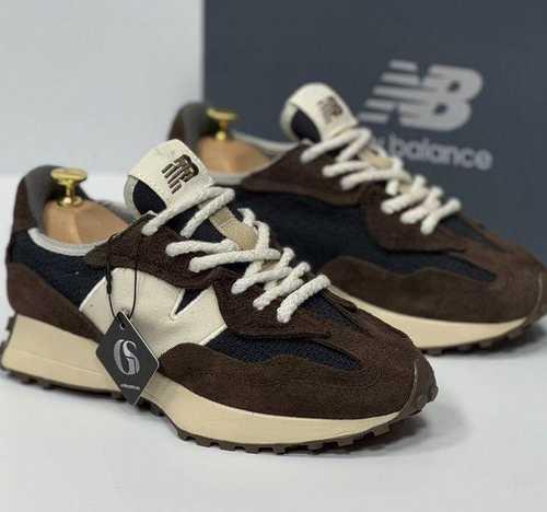 Кроссовки New Balance 327 Brown White