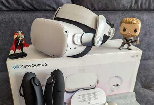 Oculus Quest 2 128GB + Крепление - Чехлы- 300Игр