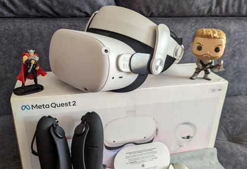 Oculus Quest 2 128GB + Крепление - Чехлы- 300Игр