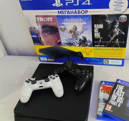 Sony PlayStation 4 Slim, 1000 ГБ