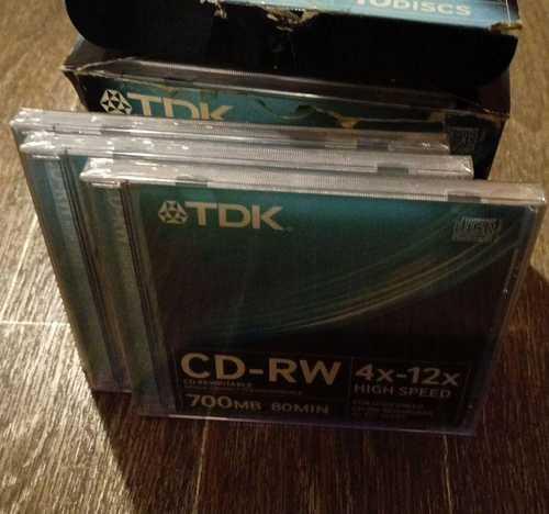 Диски cd rw tdk