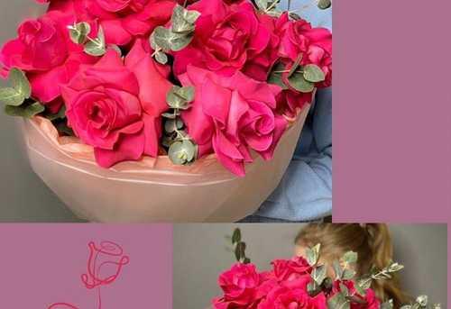Букет французских роз на день рождения доставка