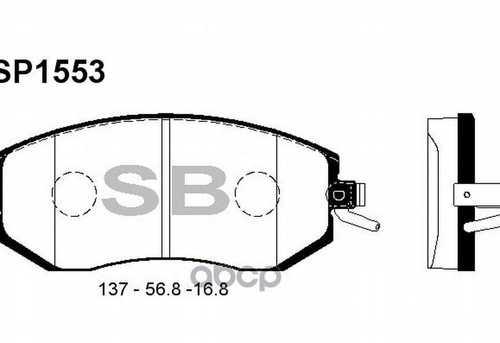 Колодки торм.пер. SP1553 Sangsin brake