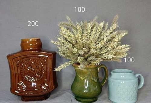Керамика стекло вазы