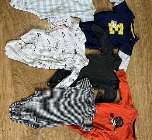 Боди 62 68 h&m, reserved, carters