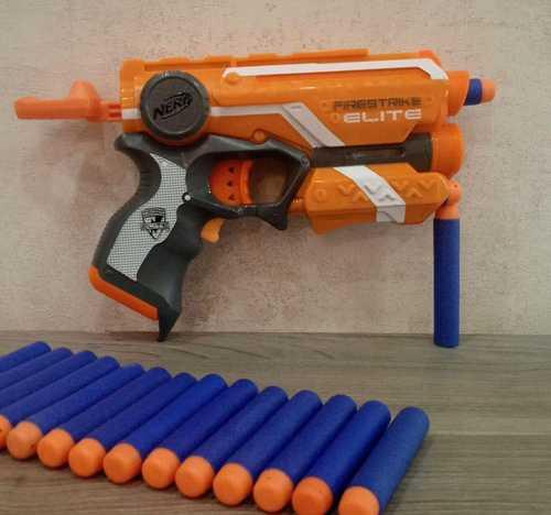 Nerf Hasbro elite fire strike+14 пуль Нерф элит