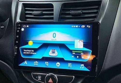 Hyundai Solaris Android магнитола IPS DSP