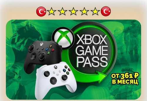 Xbox Game Pass Ultimate от месяца до года 87400