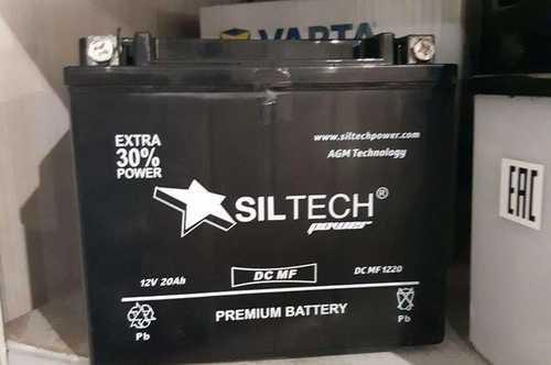 Мото аккумулятор siltech DC 12V20Аh о.п. ytх20L-BS