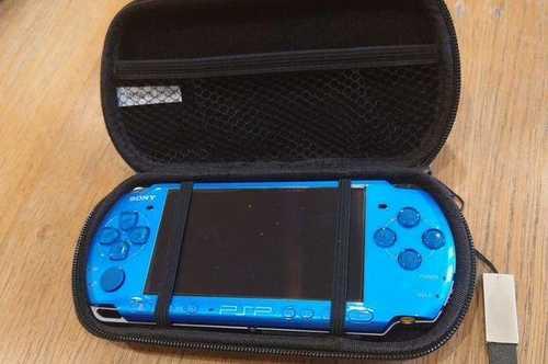 Sony PSP 3008 прошитая (синий перламутр)