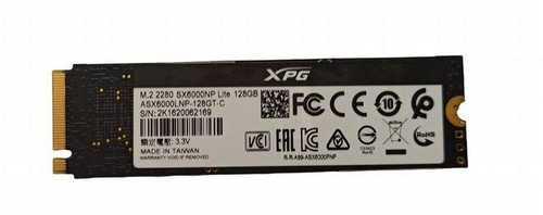 SSD M2 накопитель adata XPG sx6000np Lite 128гб