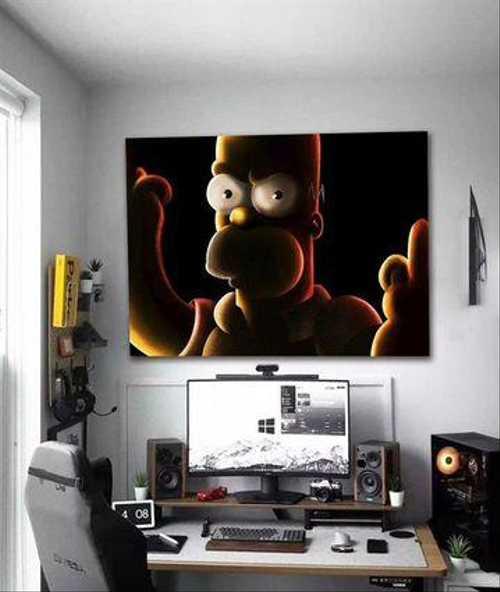 Картины Симпсоны The Simpsons на холсте