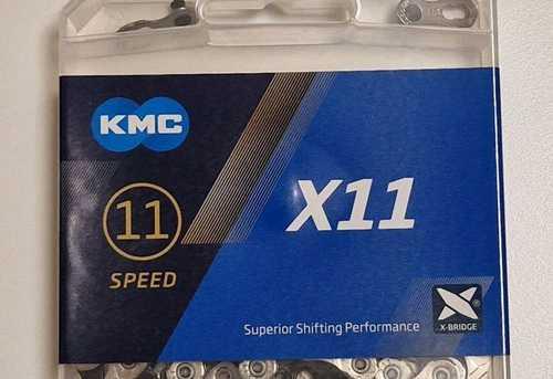 Велосипедная цепь KMC X11 (118 звеньев)