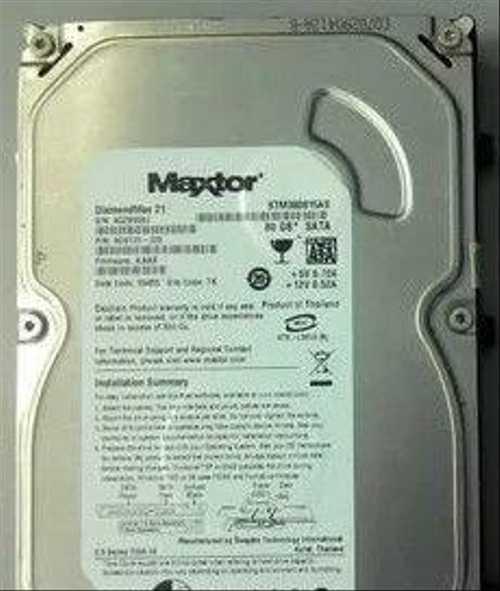 Жесткий диск SATA 1000Gb Maxtor б/у (после ремонта
