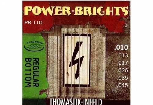 Струны для гитары Thomastik PB110 Power-brights