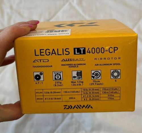 Катушка daiwa legalis 4000 cp