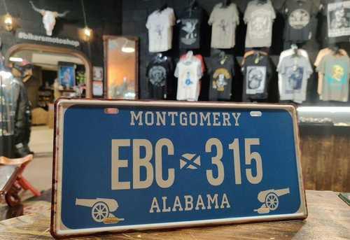 Номер металлический Alabama - Montgomery