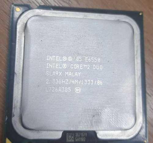 Процессор Intel core 2 duo e6550 lga775