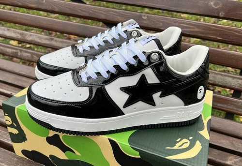 Кроссовки Bape sta black white