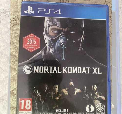 Mortal kombat XL ps4 диск