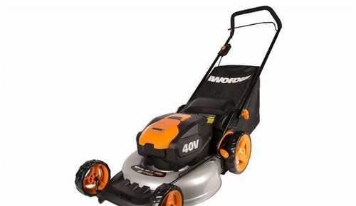 Газонокосилка аккумуляторная 40 V worx