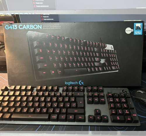 Игровая клавиатура logitech g413 carbon