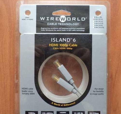 Кабель WireWorld Island 6 hdmi-hdmi 50 см