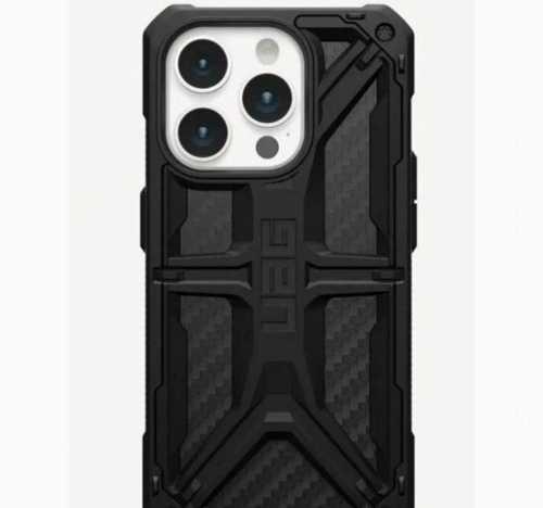 Чехол Uag Monarch на iPhone 15 Pro MAX CarbonFiber