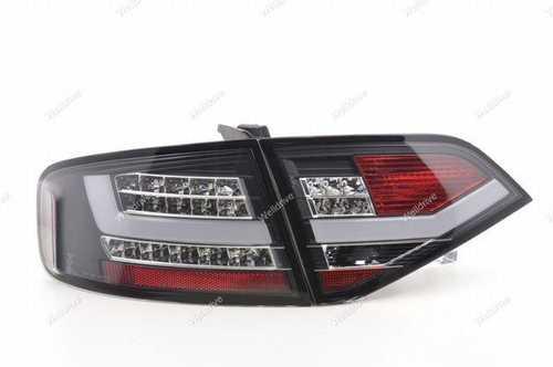 Фонари задние Audi A4 B8 08-12 euro LED черные