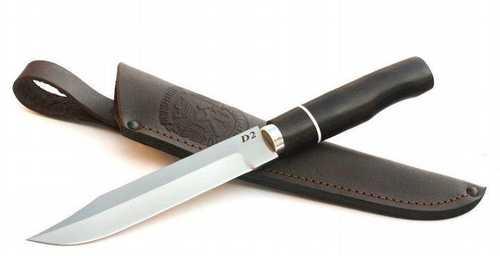 Нож финка Сапера Д2 черный граб