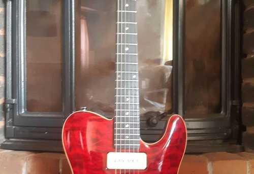 Harley Benton TE-90QM Trans Red